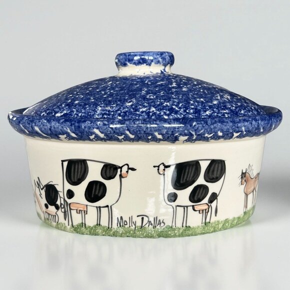 Molly Dallas | Dining | Molly Dallas Spatterware Pottery Lidded ...